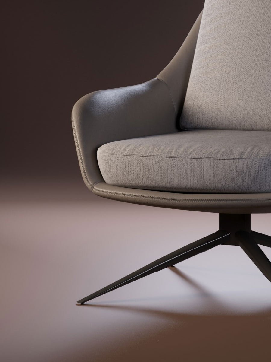 Rotating lounge chair - Green Library